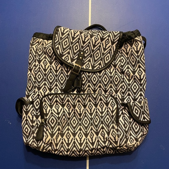 Accessories | Stylish Fun Black And White Book Bag | Poshmark